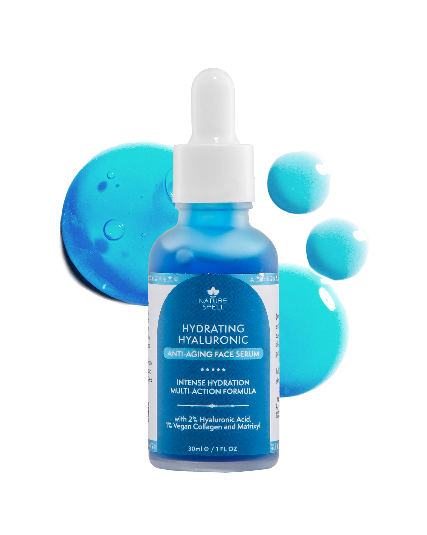 Hyaluronic Acid Face Serum & Collagen Anti-Aging Serum | Nature Spell ...