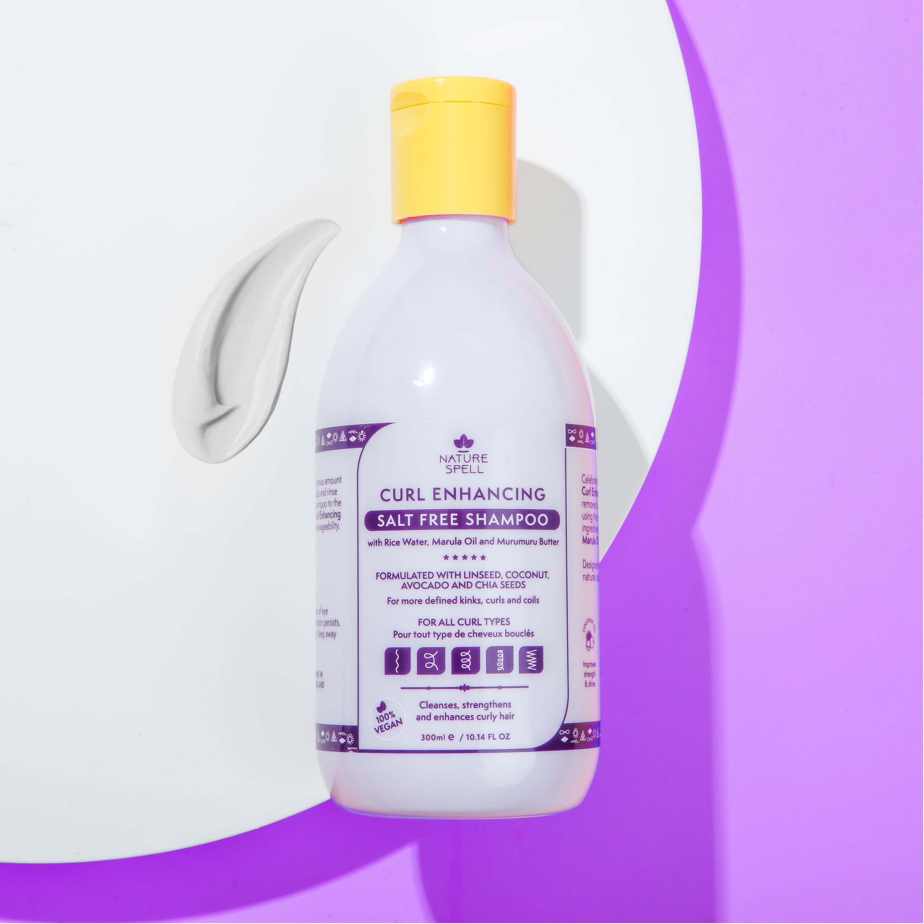 Curl Enhancing Salt Free Shampoo – Nature Spell USA