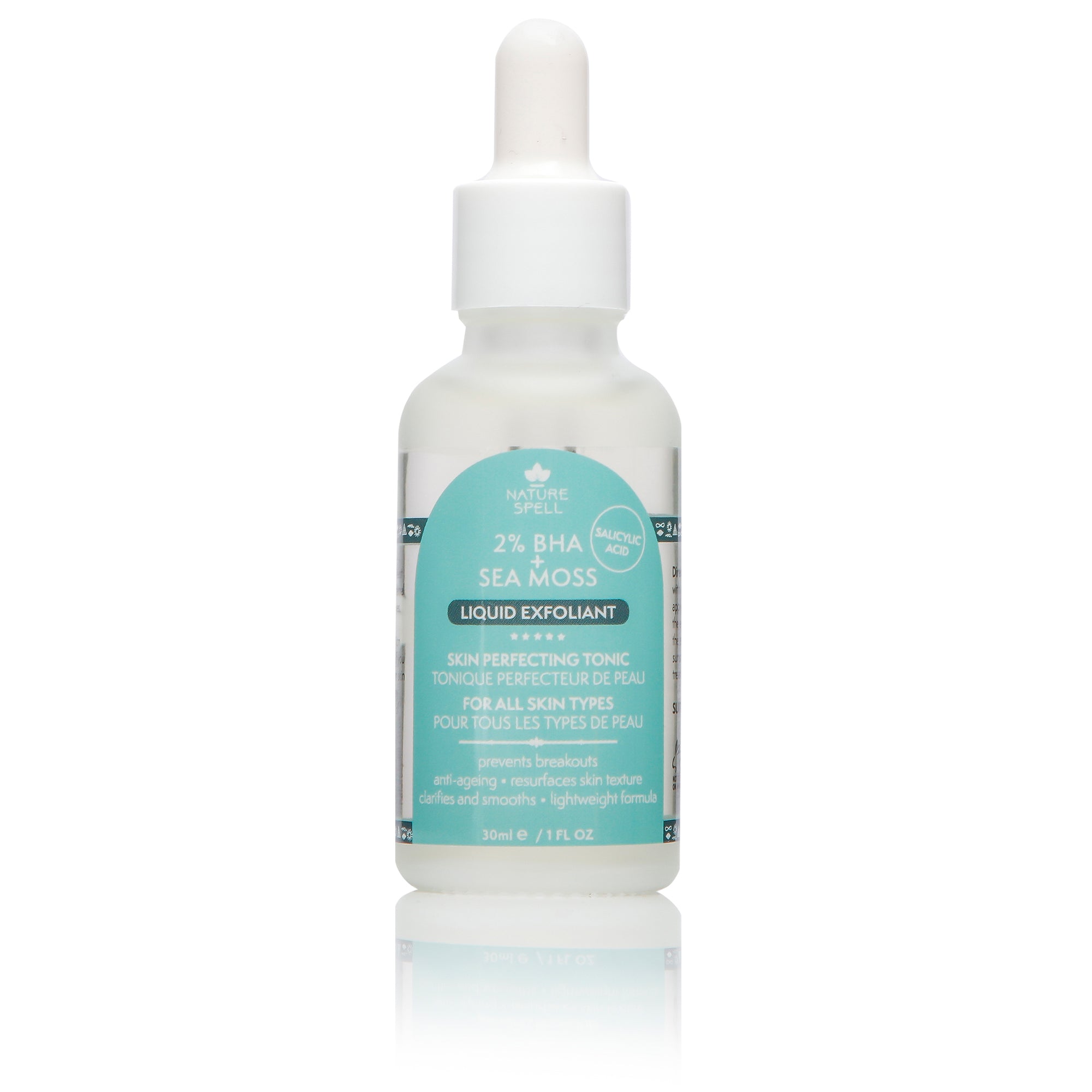 2% BHA + Sea moss Liquid Exfoliant (Salicylic Acid) – Skin Perfecting ...
