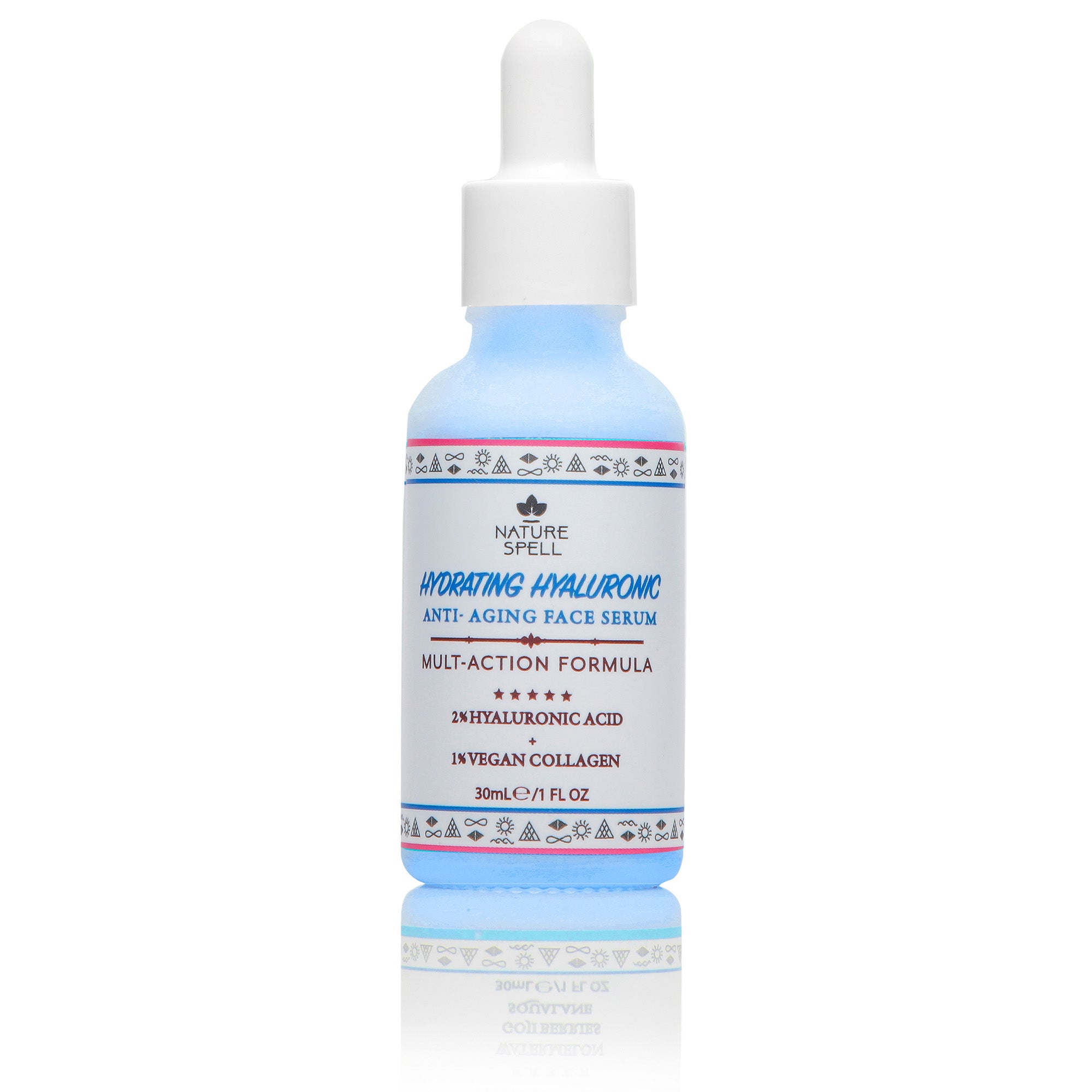 Hyaluronic Acid Face Serum & Collagen Anti-Aging Serum | Nature Spell ...