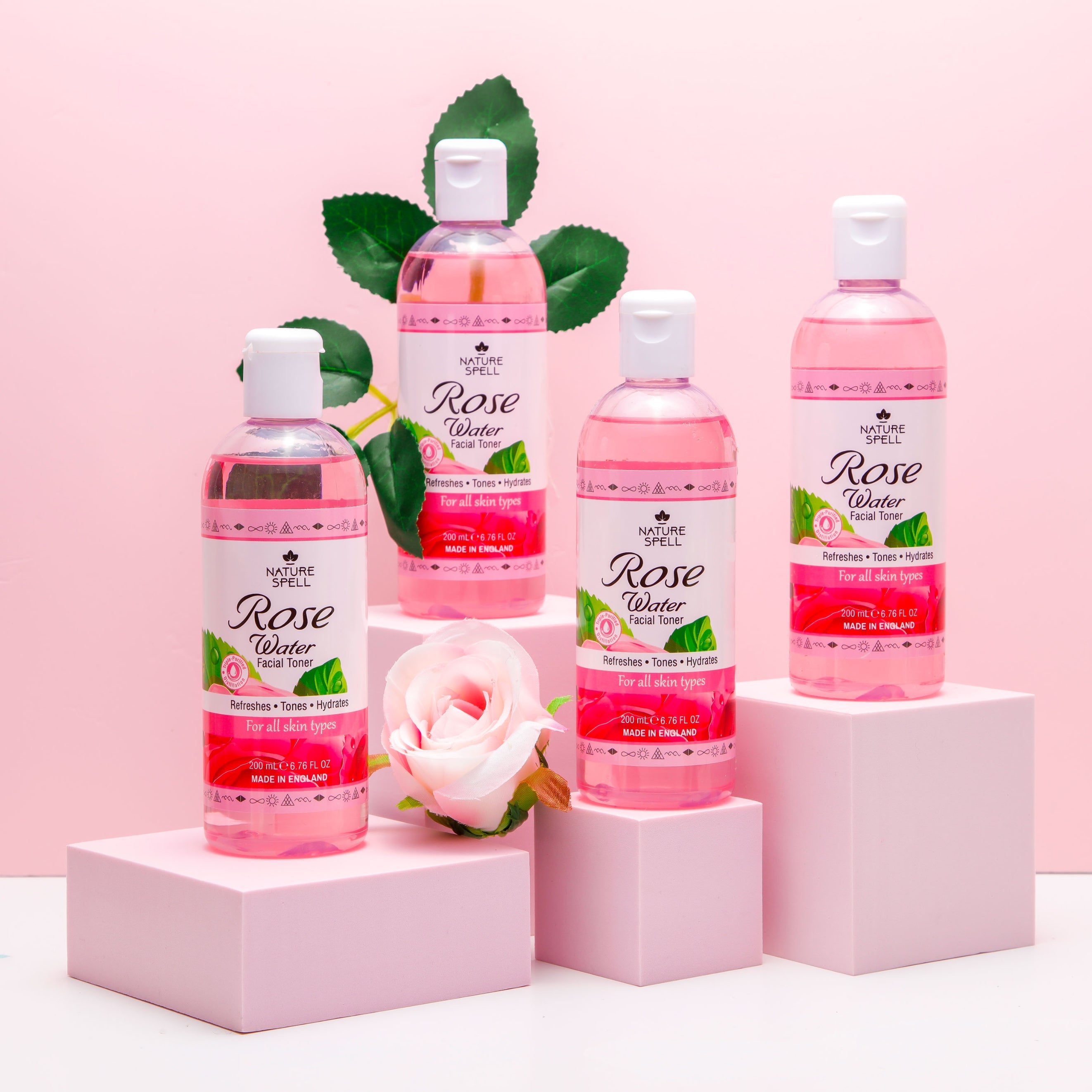 Rose Water Face Toner – Nature Spell USA