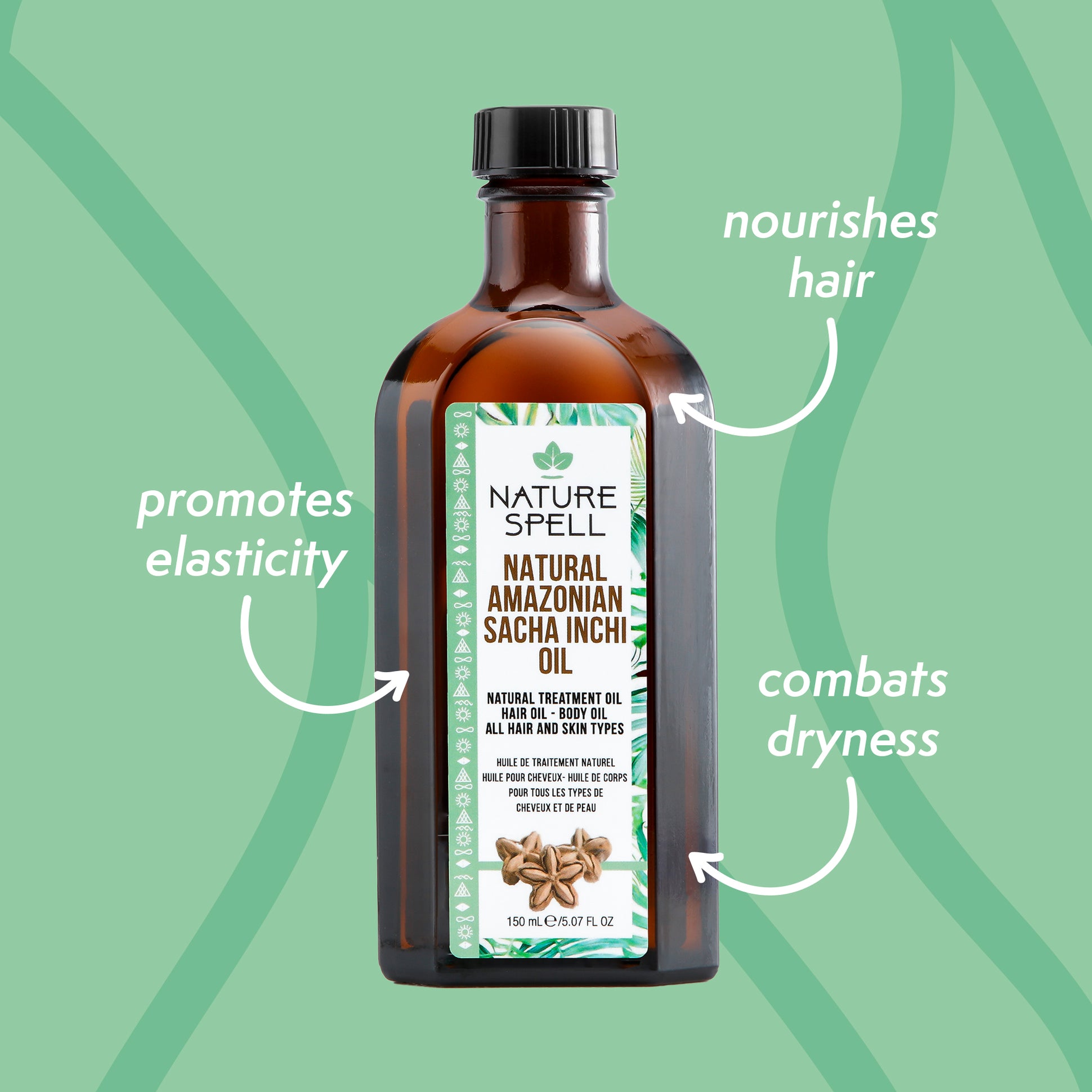 Sacha Inchi Oil For Hair & Body – Nature Spell USA