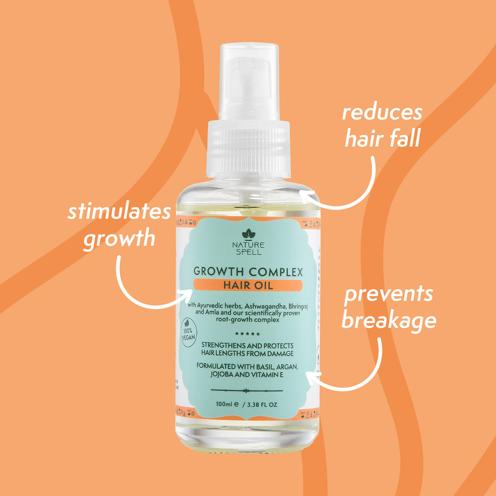 Nature Spell - Ayurvedic Hair Oil for Growth and Nourishment – Nature ...