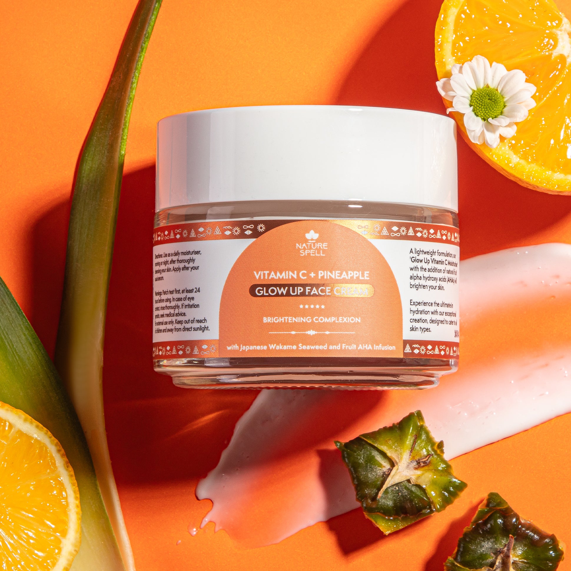Vitamin C & Pineapple Glow Up Face Cream – Nature Spell USA