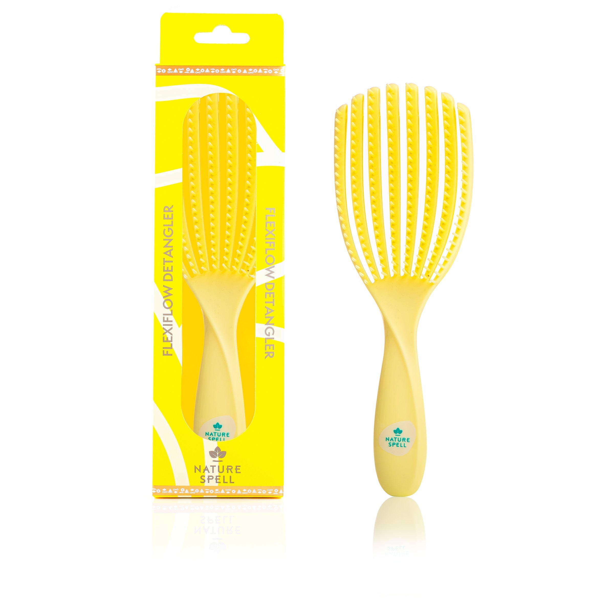 FlexiFlow Detangler - Yellow – Nature Spell USA