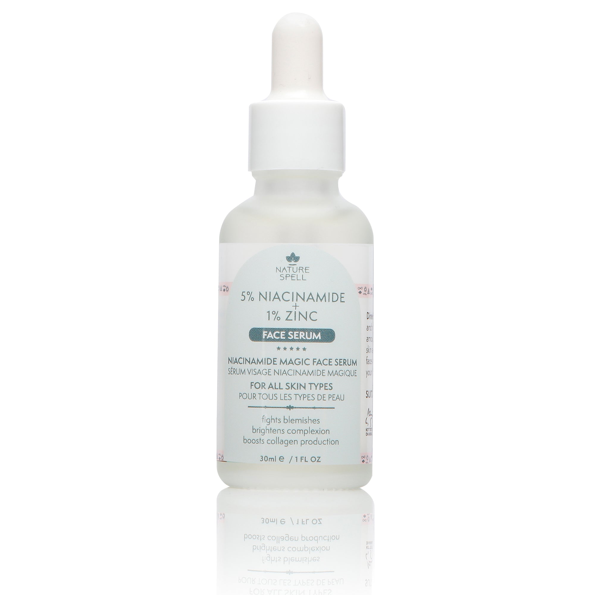 5% Niacinamide + 1% Zinc – Niacinamide Magic Face Serum – Nature Spell USA