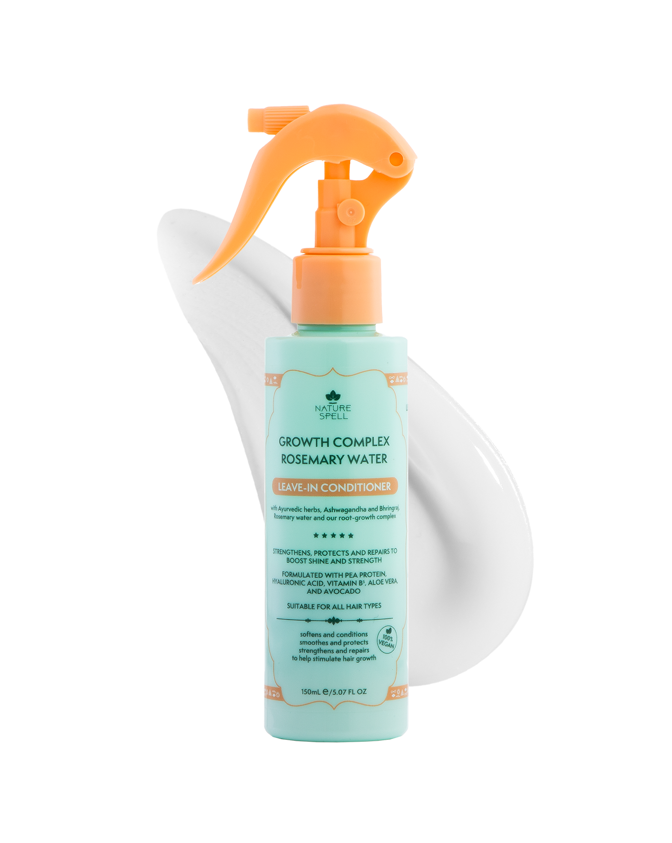 Growth Complex Rosemary Water Leave-In Conditioner – Nature Spell USA