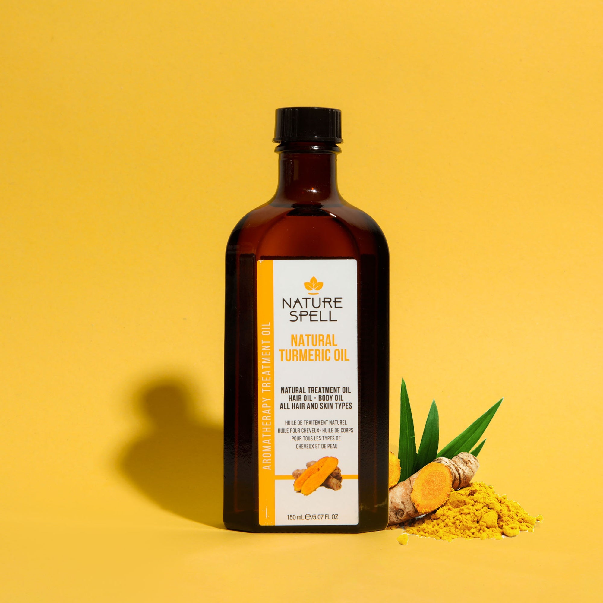 Turmeric Oil for Skin & Hair – Nature Spell USA