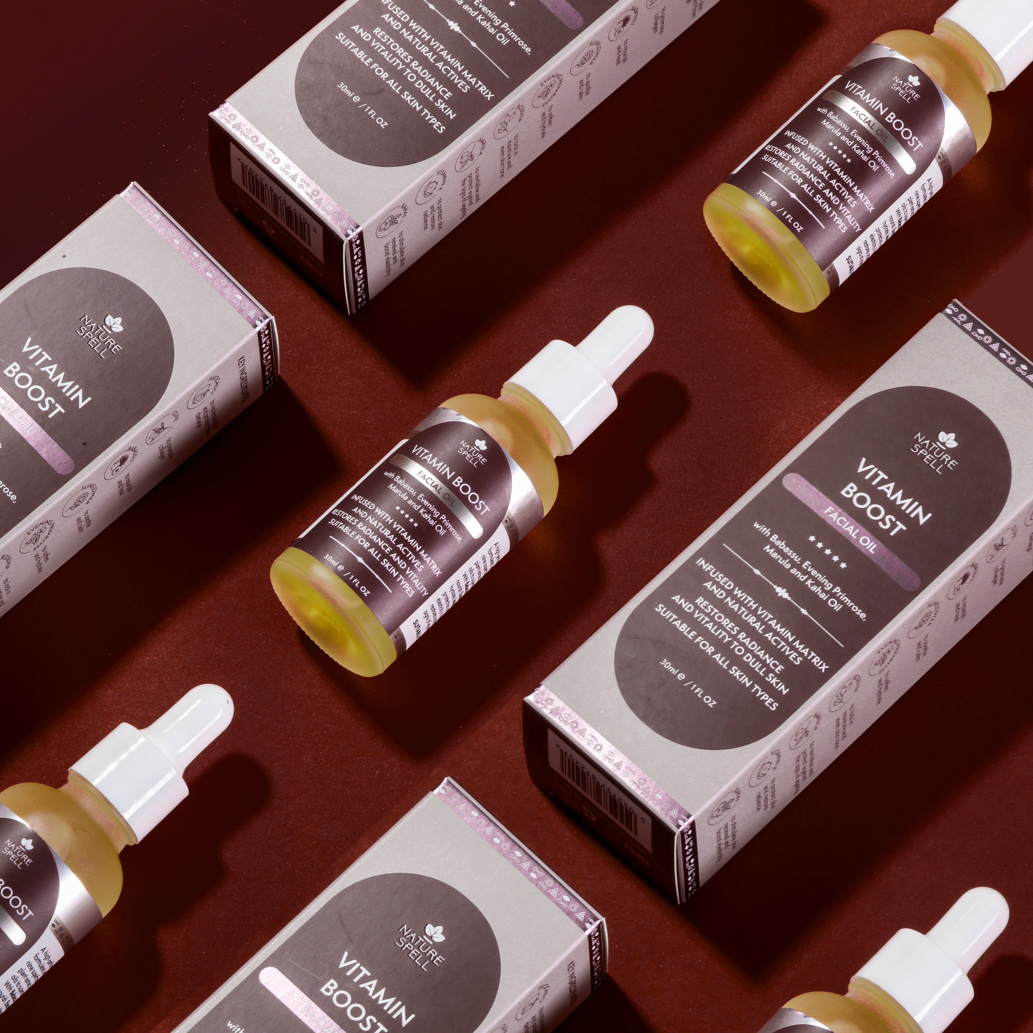 Vitamin Boost Facial Oil – Nature Spell USA
