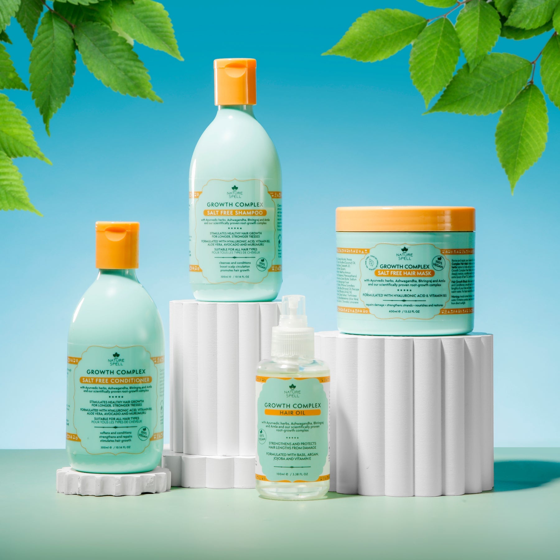 Growth Complex Hair Growth Set - Shampoo, Conditioner, Hair Mask, Hair ...