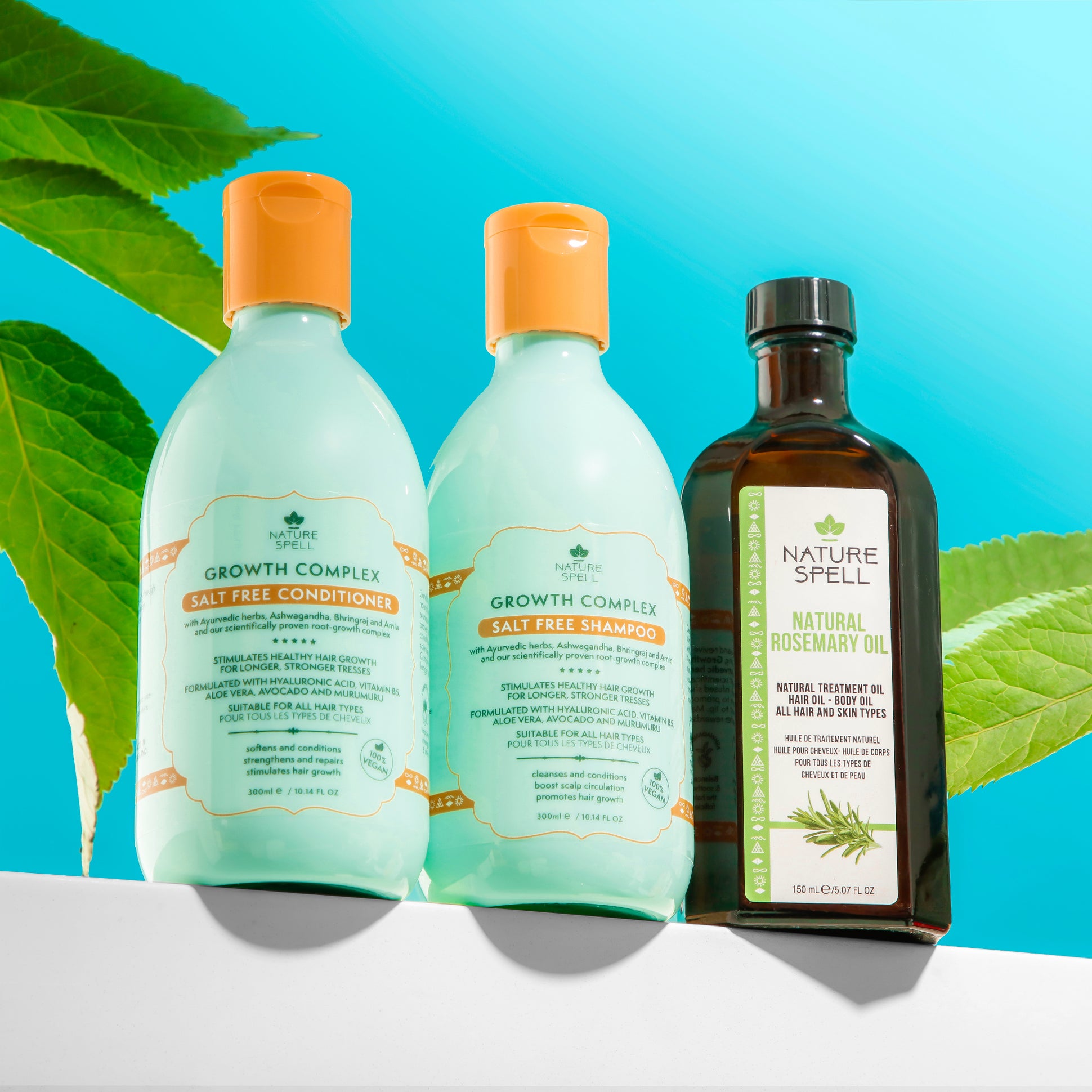 Rosemary Shampoo & Conditioner for Hair Growth by Nature Spell – Nature ...